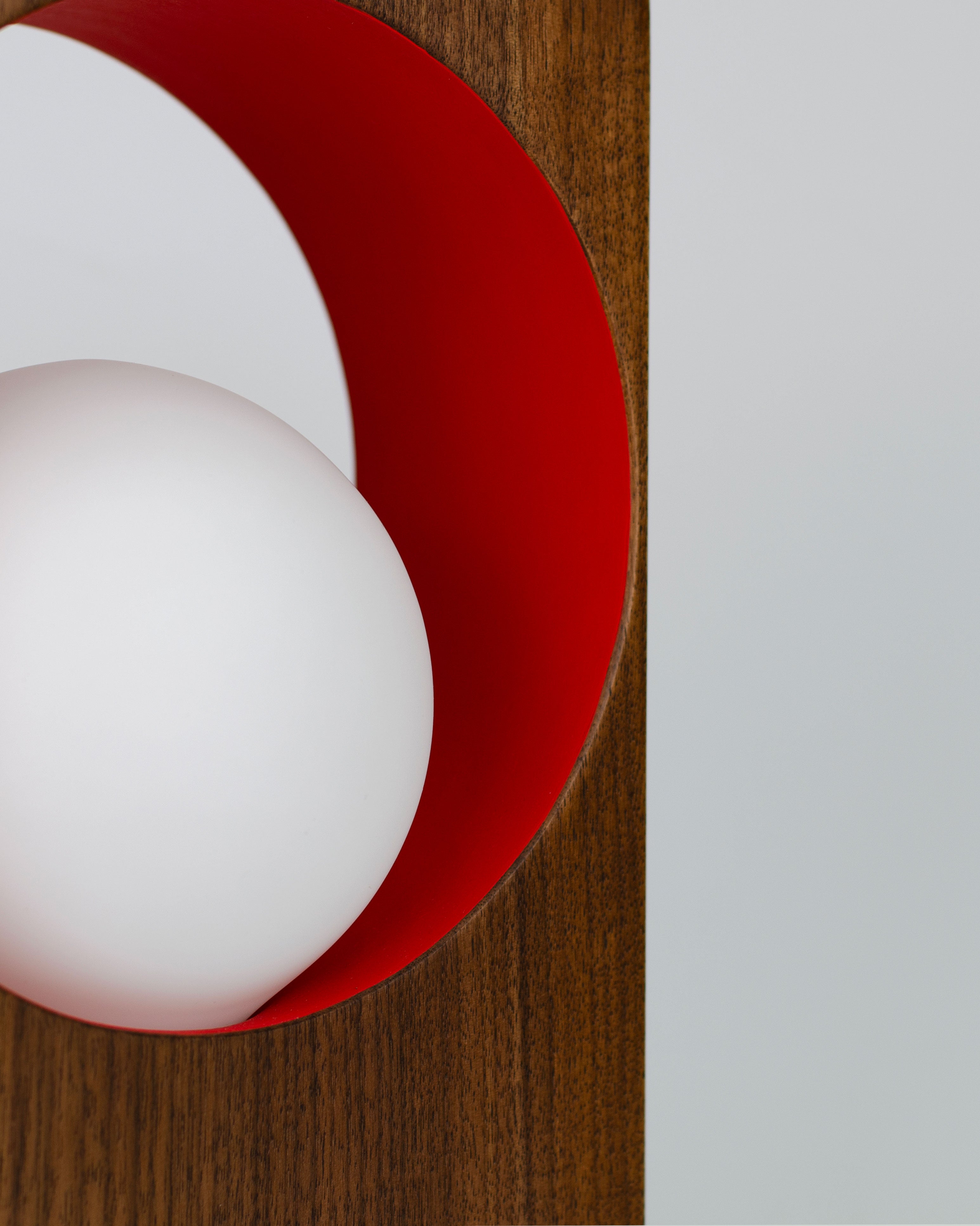 Gemma Round | Red Accent – laloupedesign